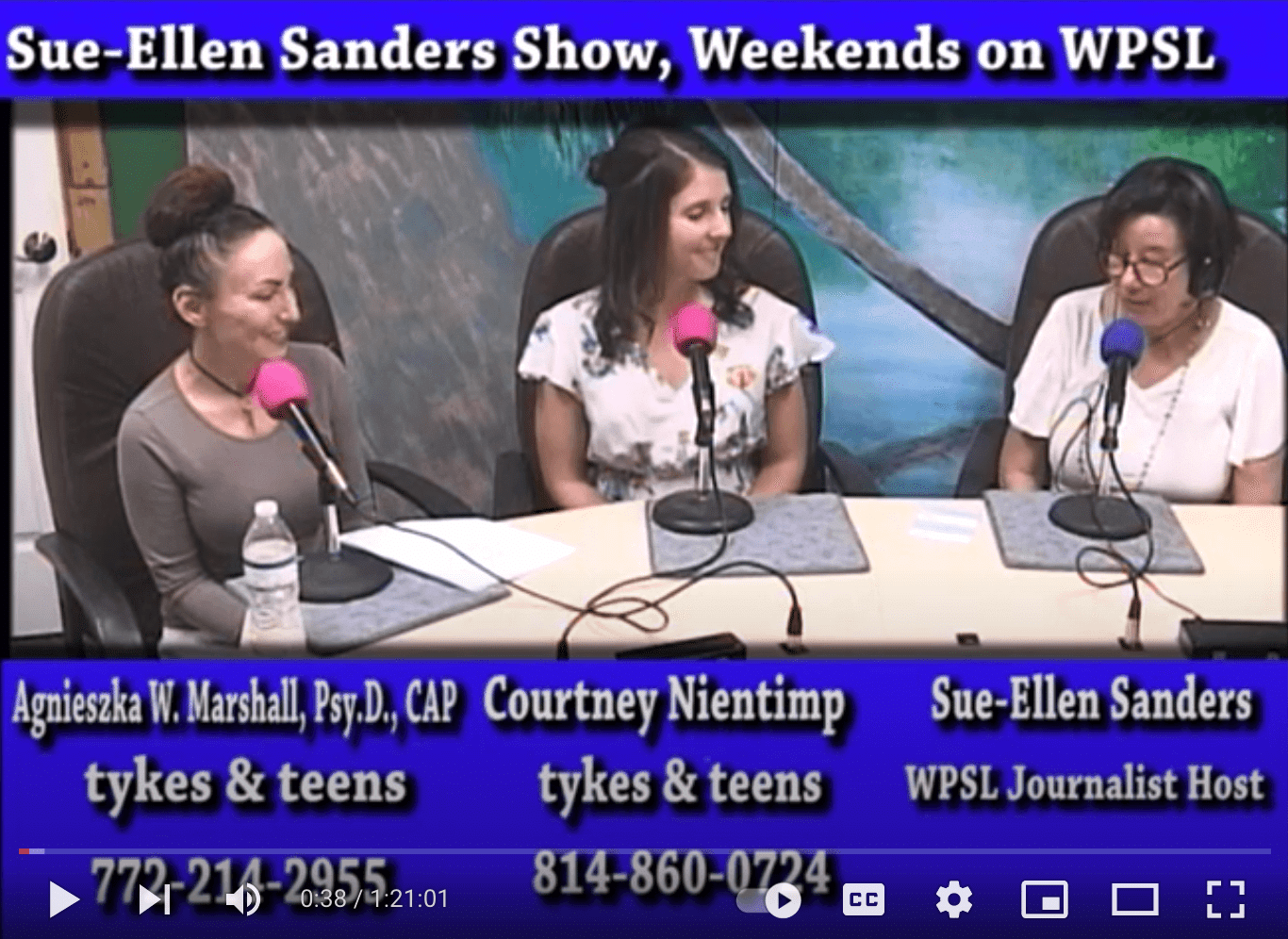 WPSL Sue-Ellen Sanders Show Discusses Children's Mental Health - Tykes ...